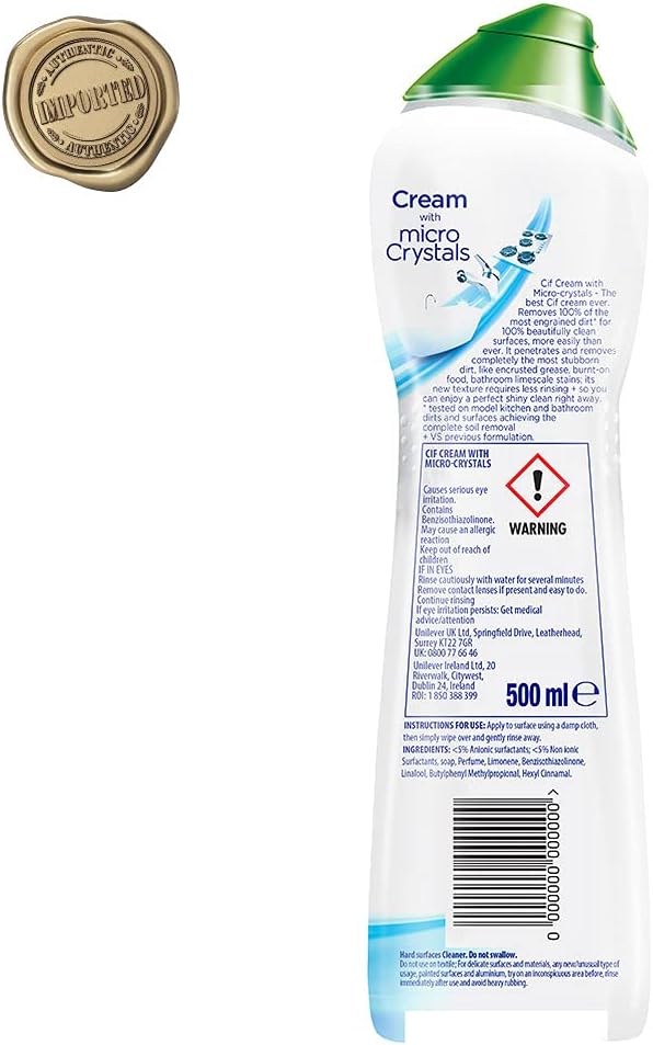 Cif Professional Cream Cleaner Original 500ml Ref 84847 - Fulfillment ...