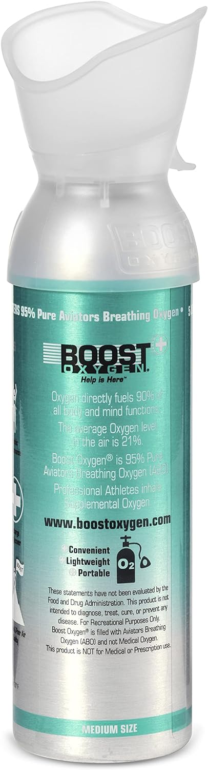 Boost Oxygen Medium Menthol-Eucalyptus 5 Liter Canister | All-Natural ...