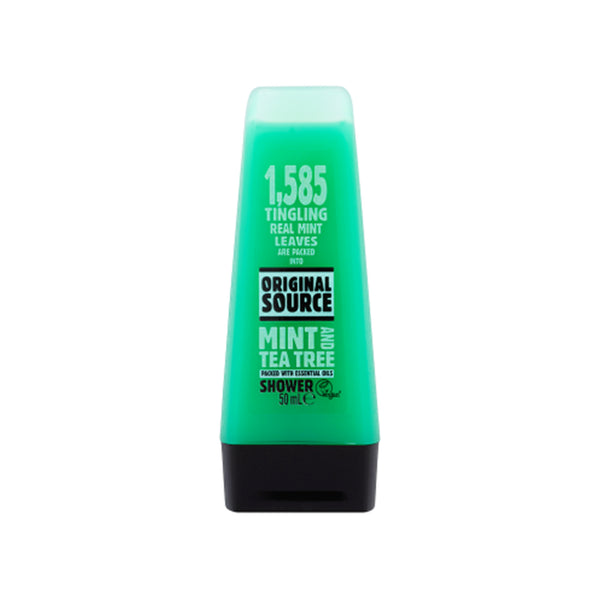 Original Source MINT Tea Tree Mini Shower GEL 50ml Travel Size ...